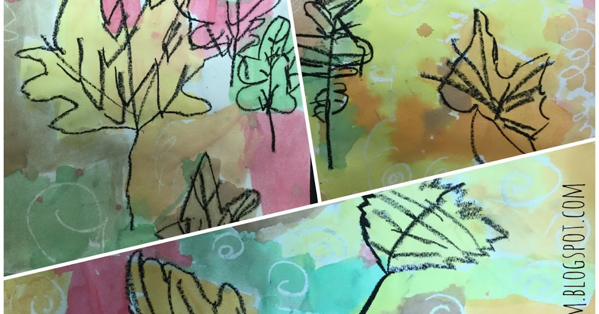 The Artsy Fartsy Art Room: Observational Leaf Drawings and Play in the ...