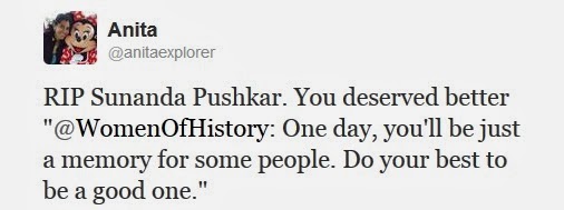 Sunanda Pushkar - Some Qs & As | The Explorer of Miracles
