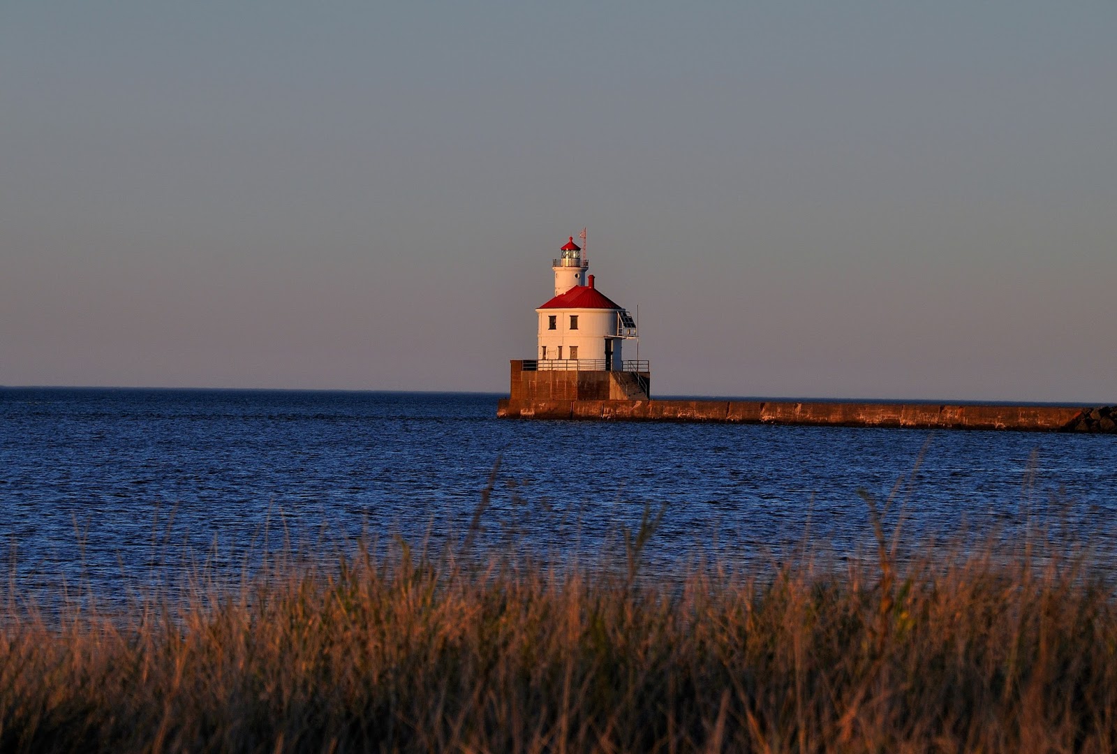 WC-LIGHTHOUSES: WISCONSIN POINT (SUPERIOR ENTRY BREAKWATER) LIGHTHOUSE ...