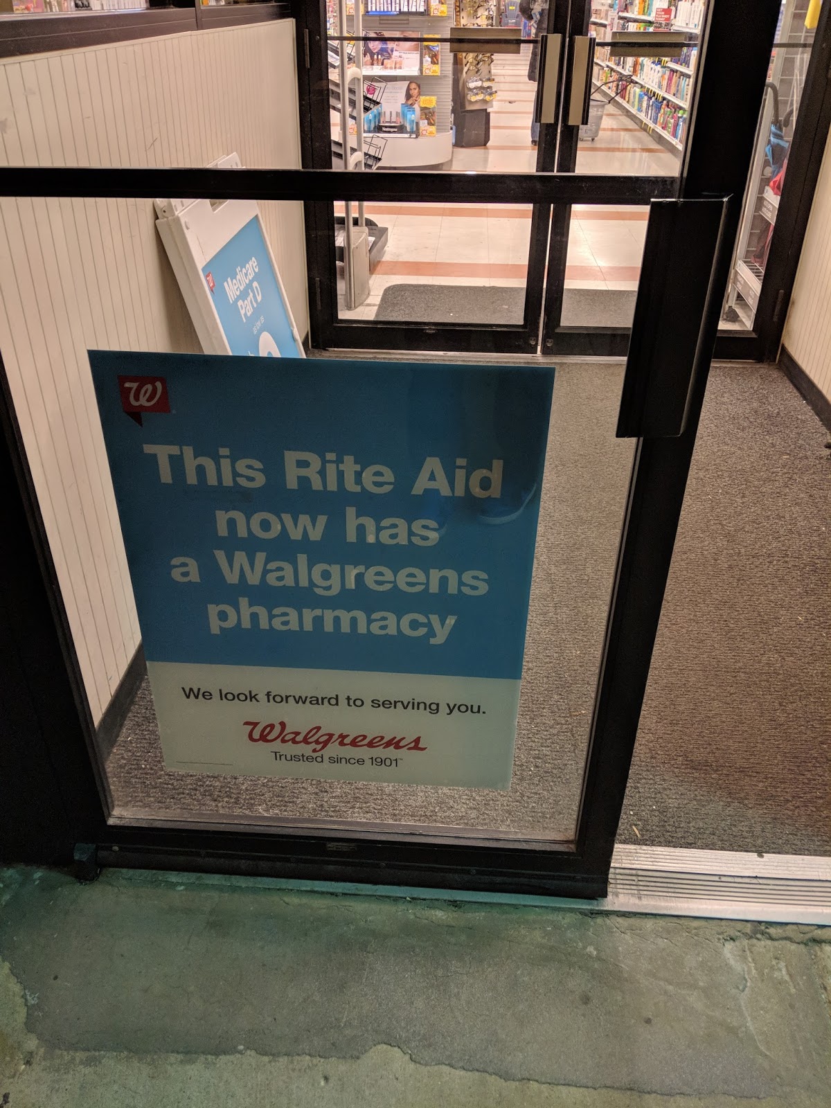 Robert Dyer @ Bethesda Row: Westbard Rite Aid now a Walgreens...sort of ...