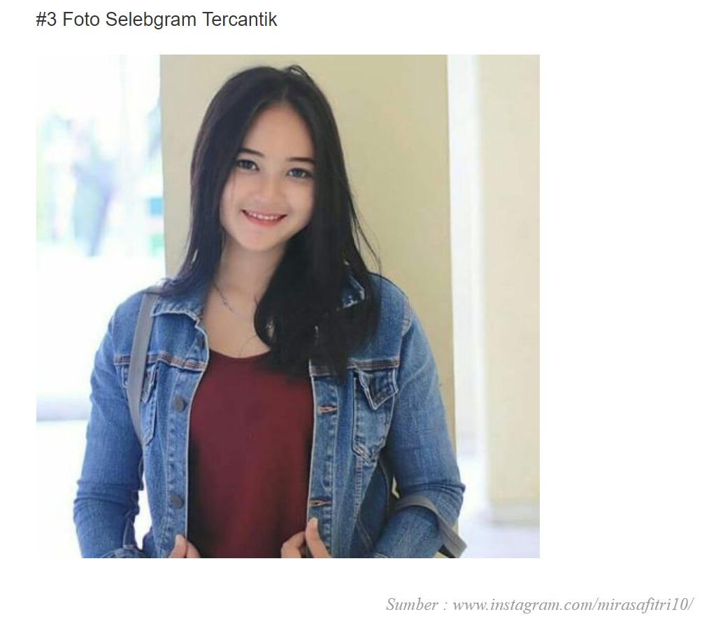 Yuk Kita Intip, 7 Foto Selebgram Tercantik Saat Ini, Awas Jatuh Cinta ...