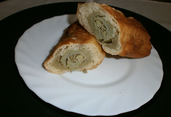 Politico-siciliancuisine: Delicious fried cardoons, aka "cardi in pastella"