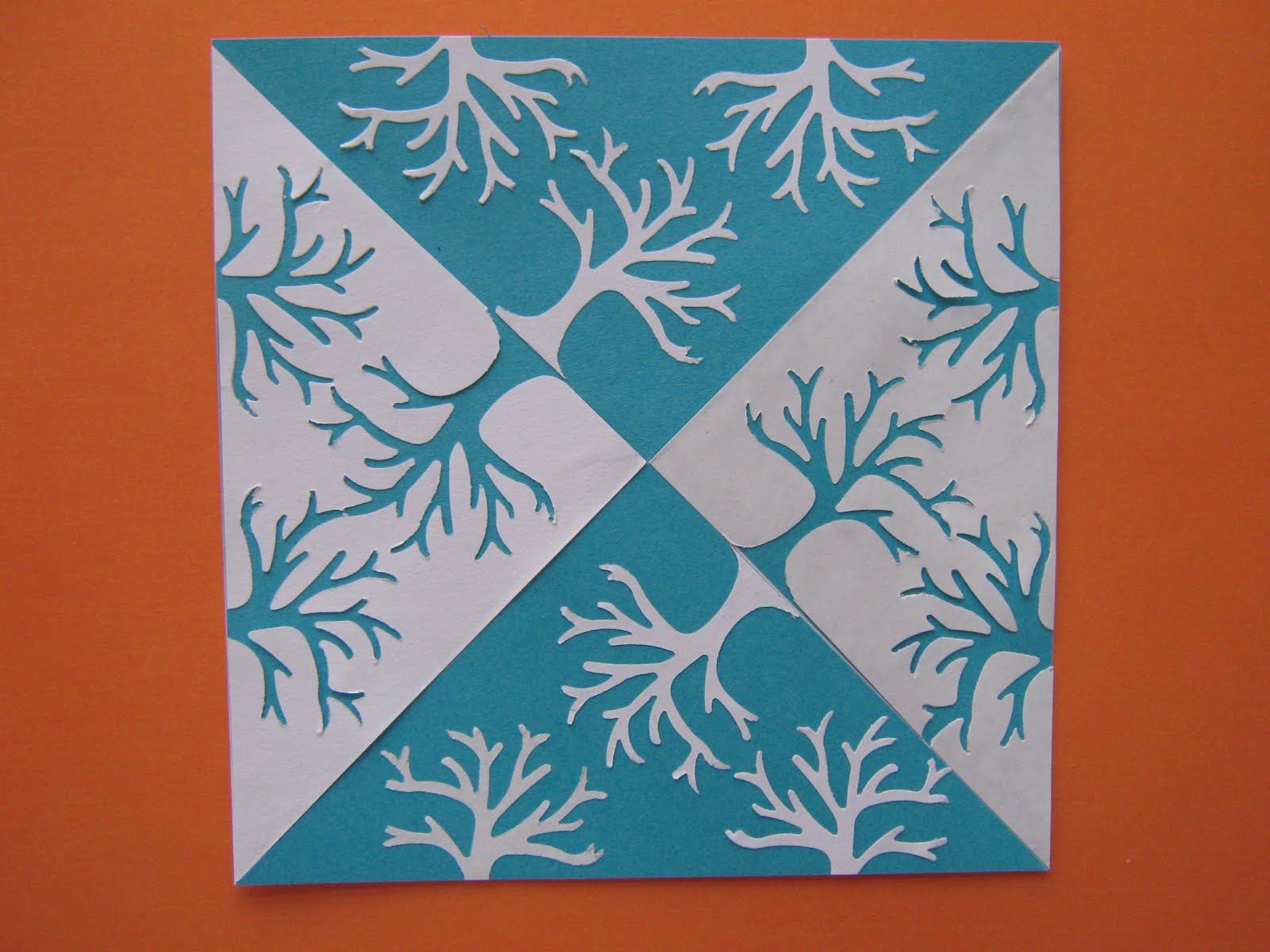 Fast Friday Fabric Challenge: Notan Trees