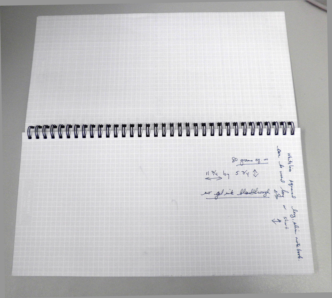 Pocket Blonde: Whitelines Slim Notebook @WhitelinesUSA