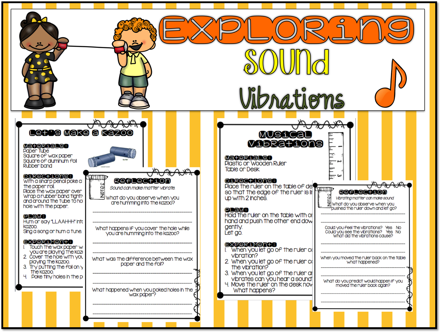 1st Grade Hip Hip Hooray!: Sound and Light Waves NGSS 1st Grade