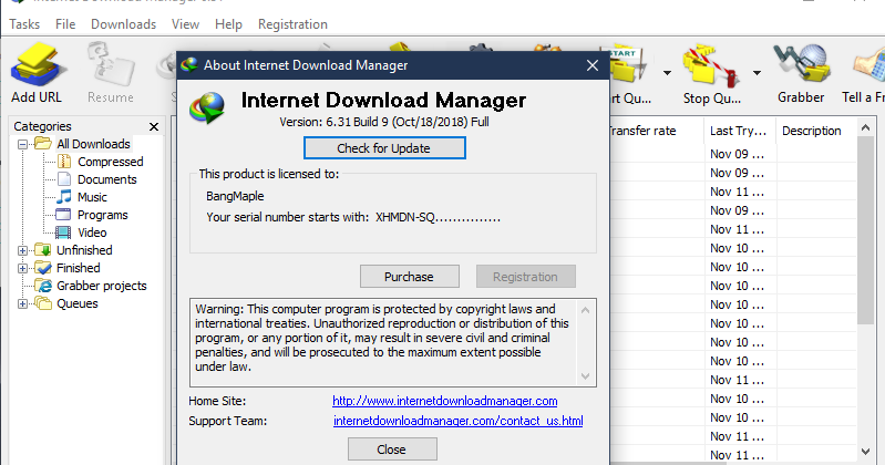 Kích hoạt IDM (Internet Download Manager) bản quyền mọi phiên bản