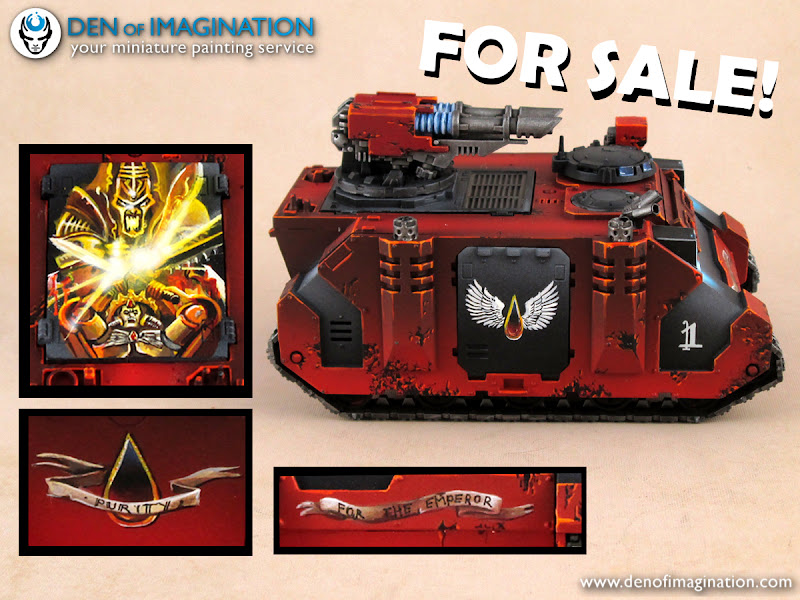 Blood Angels Rhino/Razor - Den of Imagination | CoolMiniOrNot