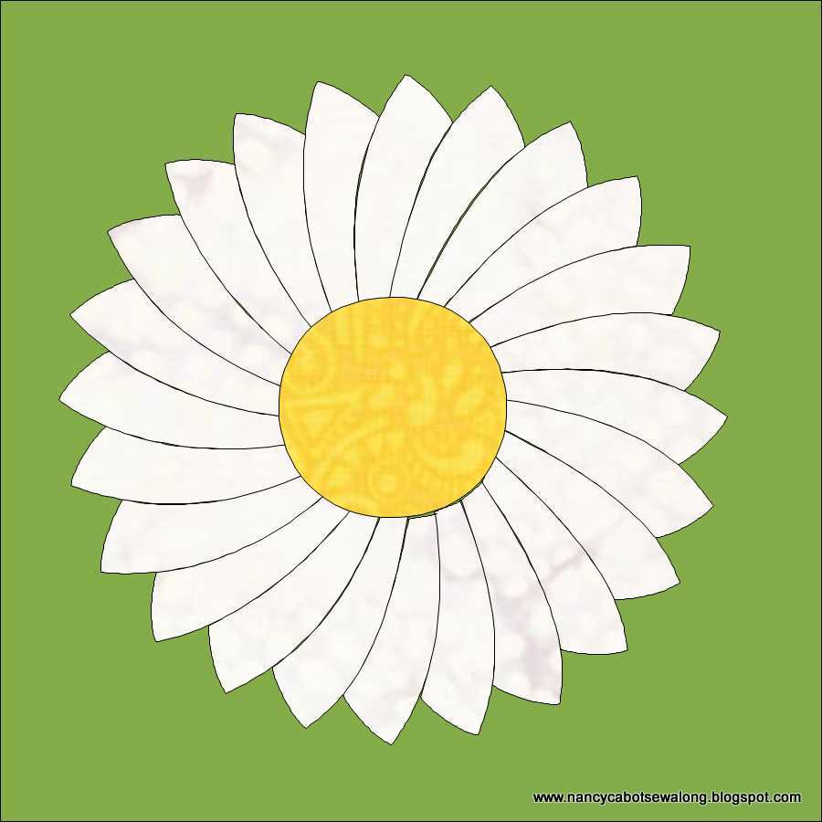 Quilt Daisy Templates at Angelica Mullins blog