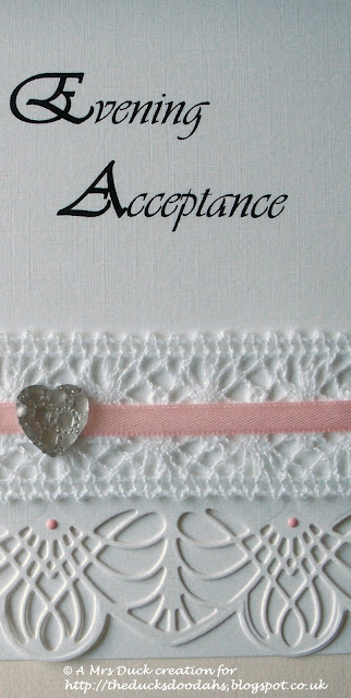 The Ducks Doodahs ......(Tales from a happy crafter): Evening ...