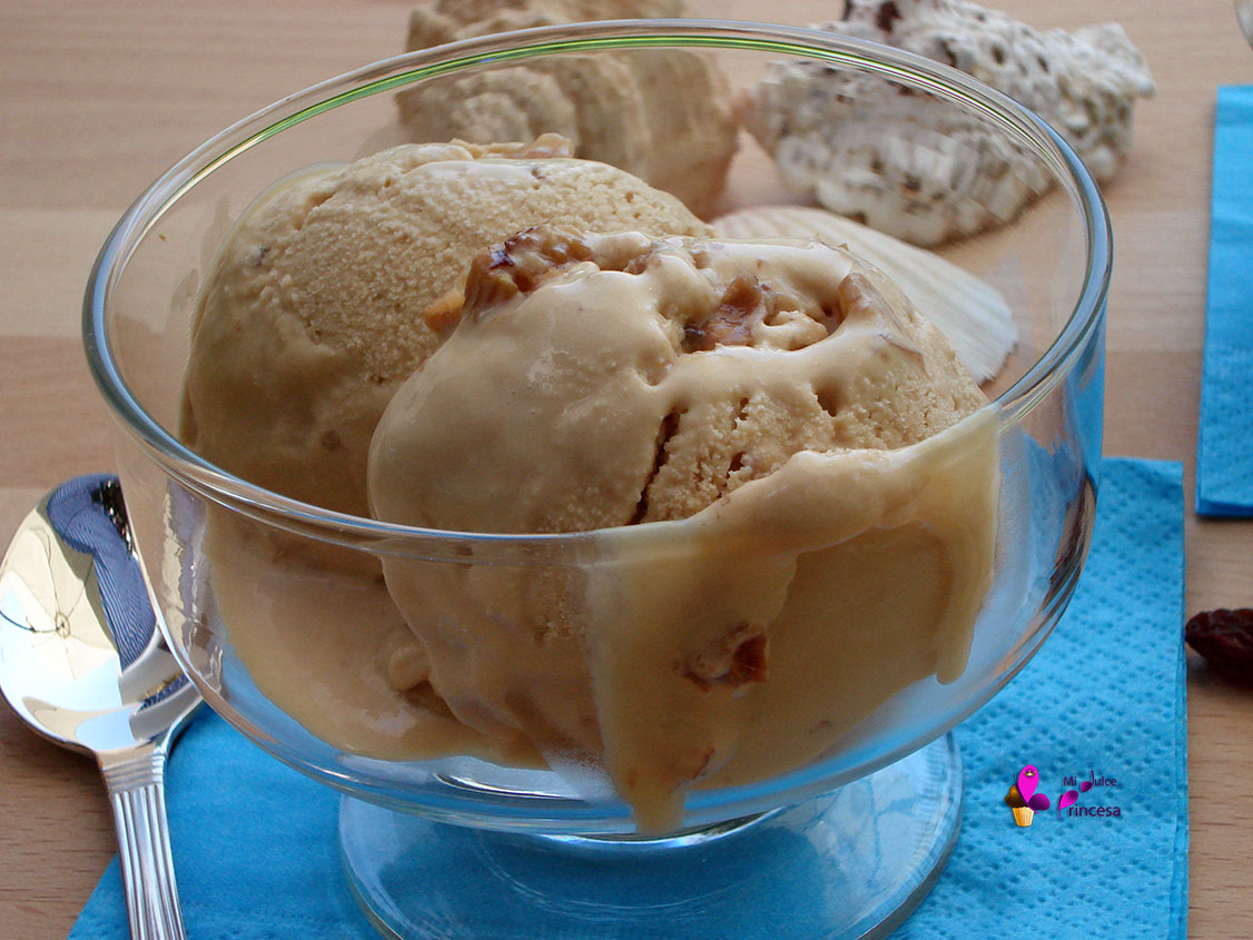 MI DULCE PRINCESA: HELADO DE RON CON PASAS
