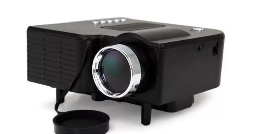 MiniShop8: Mini LED Projector LCD Image System (Black)