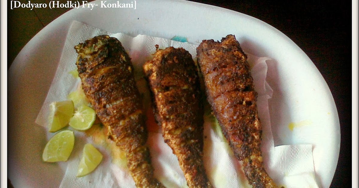 gHara javaN (Home Food): Pepper Flavored Croakar Fish Tava Fry [Konkani ...