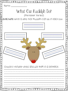 For the Love of First Grade: Rudolph with Your Nose SO Bright!