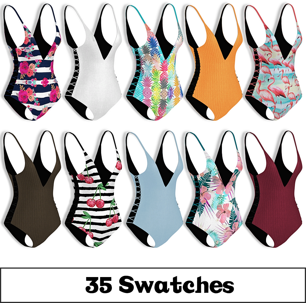 RAYNI SWIMSUIT - The Sims 4 Create a Sim - CurseForge