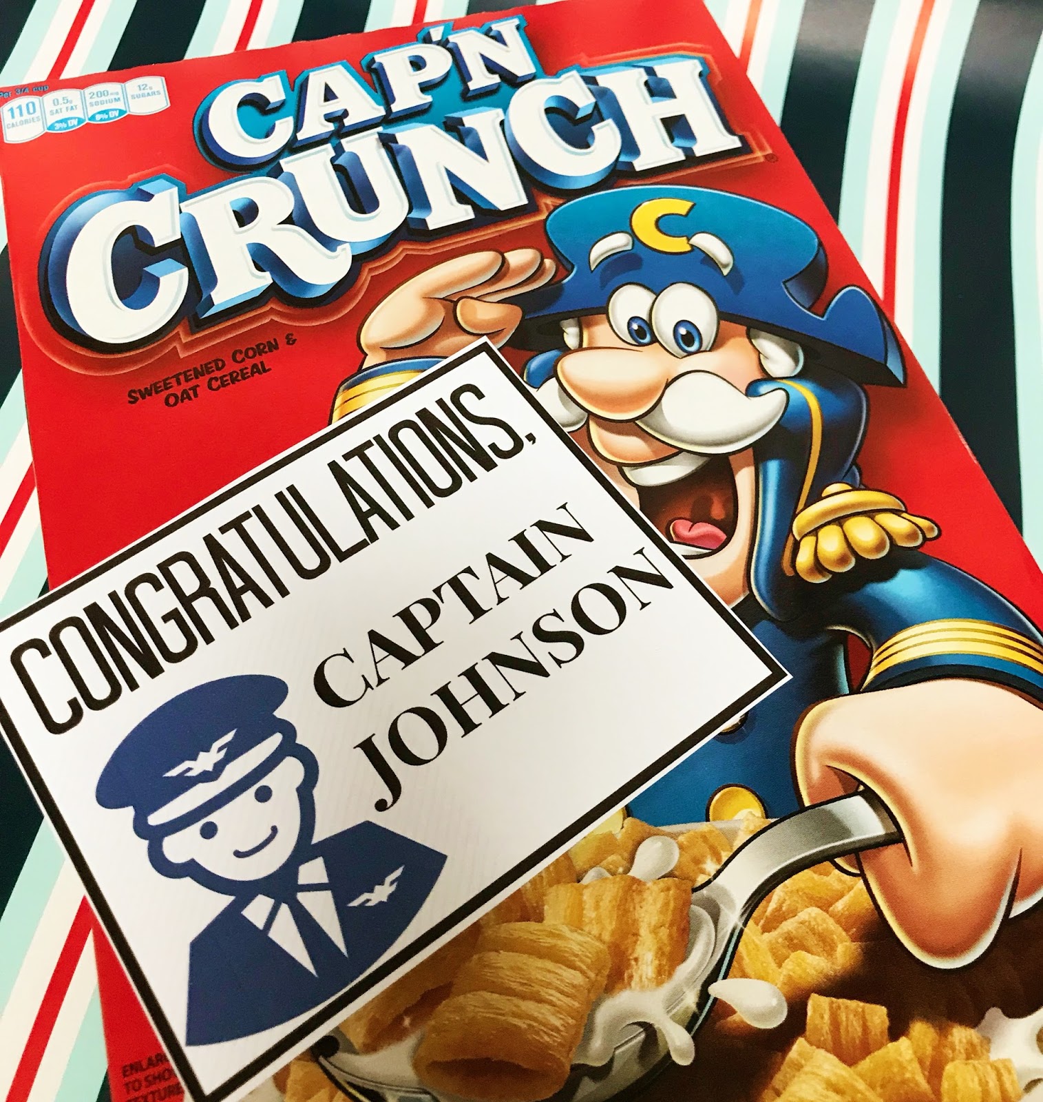 michelle paige blogs: Congratulations to a Captain