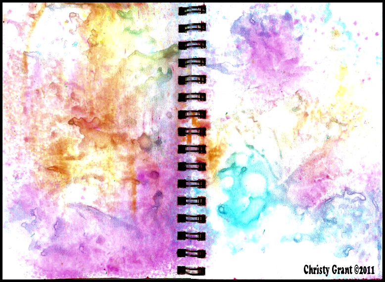 Aileen's Musings: Christy's Color Mists Background Pages