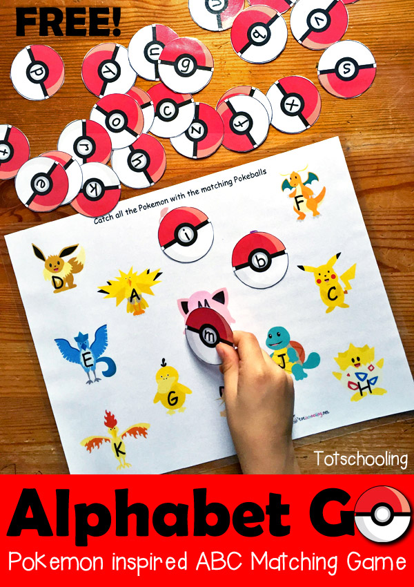 Teacher Neidinha Franca: ALPHABET GO! A POKEMON INSPIRED LETTER ...