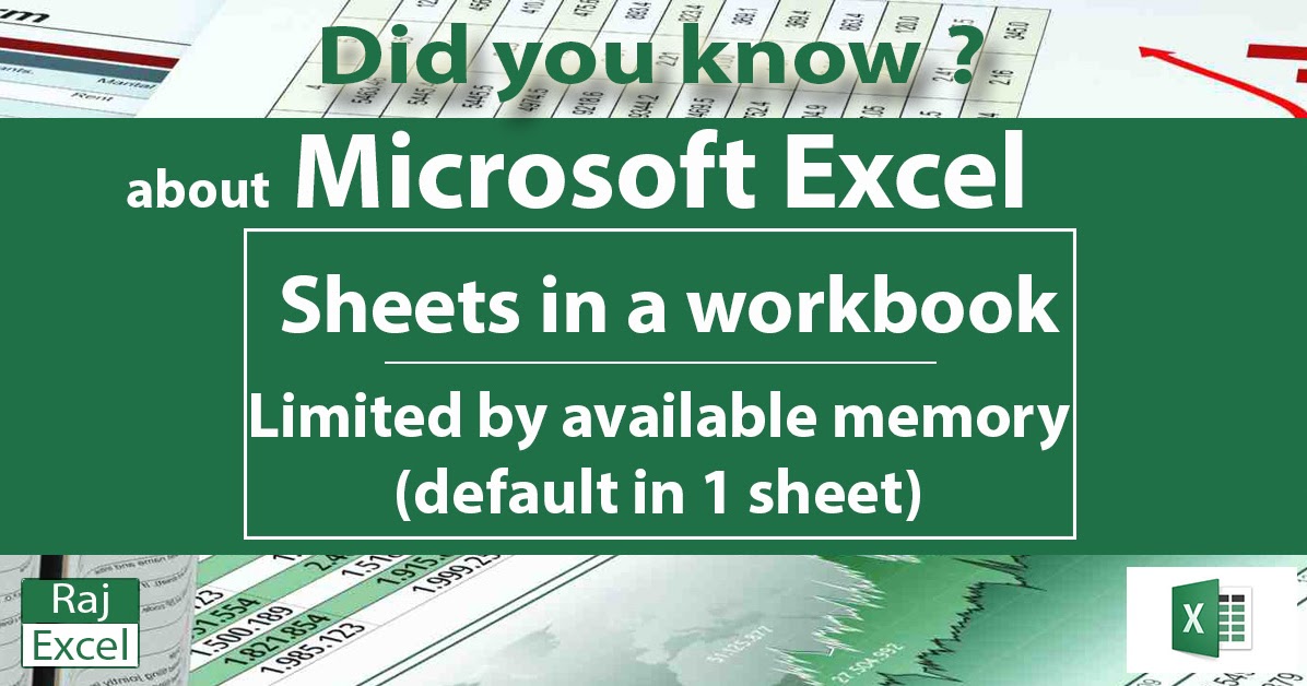 Raj Excel How Many Sheets You Can Insert In A Workbook raj-excel-how-many-sheets-you-can-insert-in-a-workbook