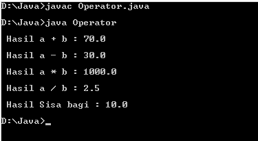 Macam-macam Operator Aritmatika pada Pemrograman Java [Materi 4] - Coding Programs