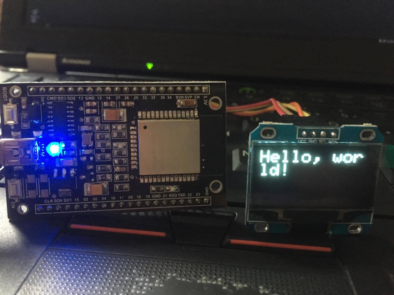 Demo 6 How To Use Arduino ESP32 To Display Information On OLED