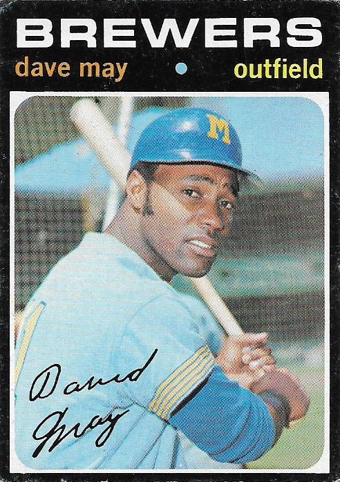 Topps 1971: no. 493 - dave may