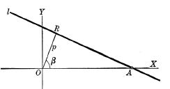 Geometri Analitik: Persamaan Normal Sebuah Garis