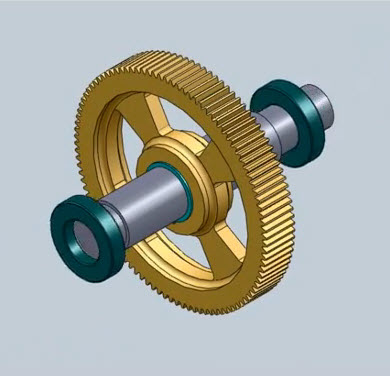 SolidWorks Animation ประกอบ Gearbox - Graphic Cad Draiwng