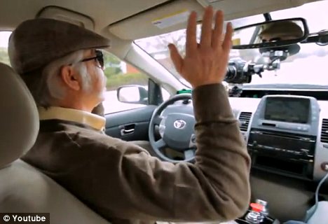 Blind Man Behind The Wheel Of Its Self-Driving Car - Brand Icon Image ...