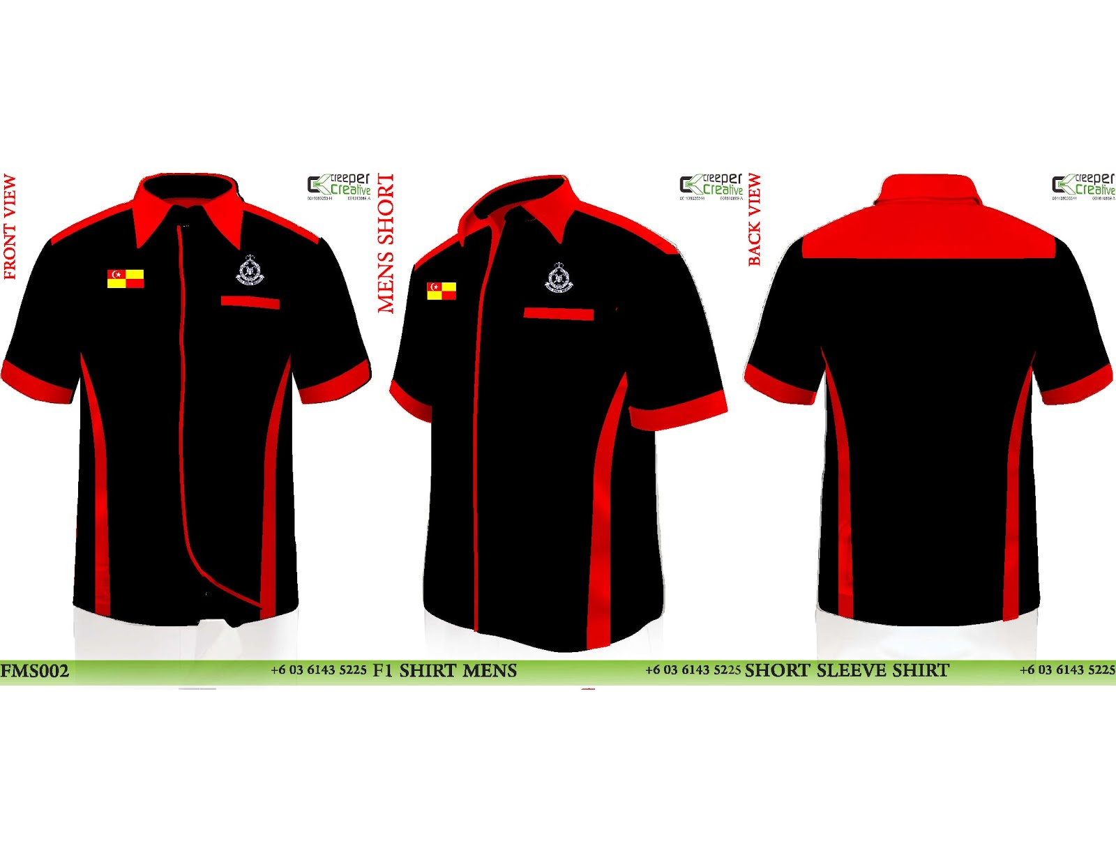 Custom Made Baju Korporat - T Shirt Embroidery