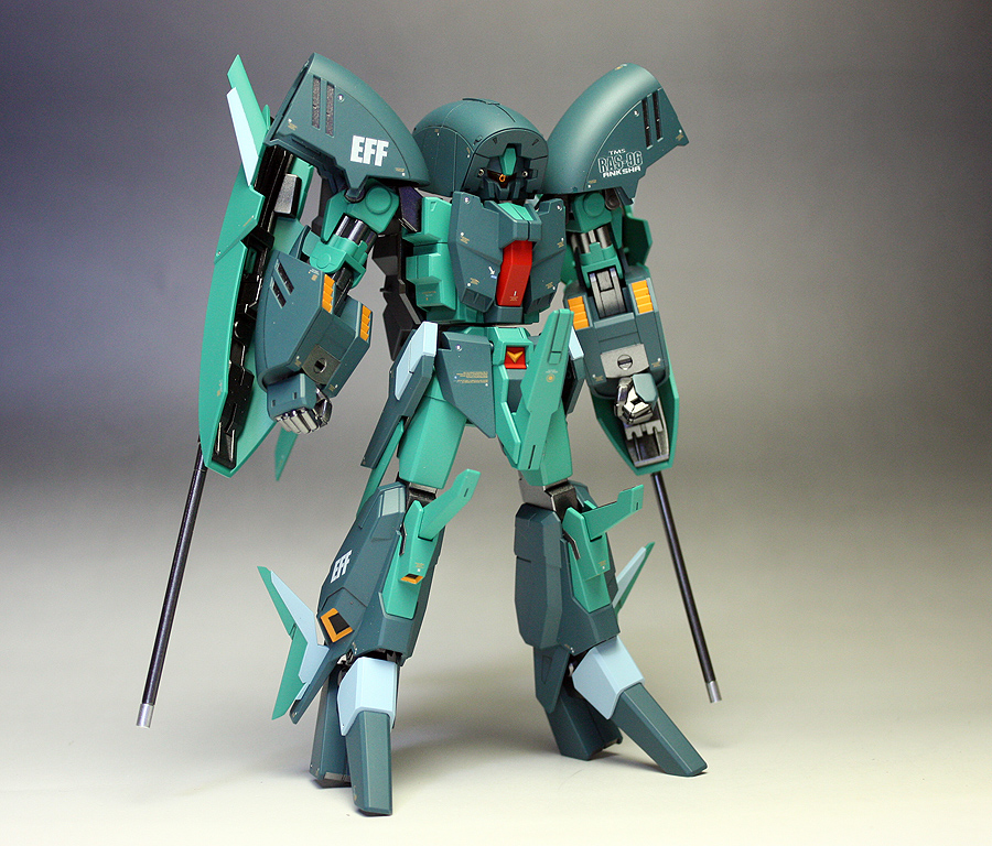 GUNDAM GUY: HGUC 1/144 RAS-96 Anksha - Painted Build #3 by zgmfxg