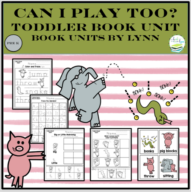CAN I PLAY TOO? TODDLER BOOK UNIT ~ Book Units by Lynn