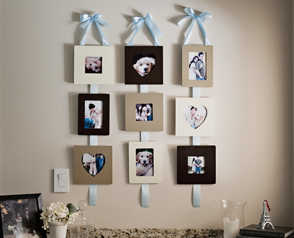 creative handmade photo framing art ~ crafts and arts ideas
