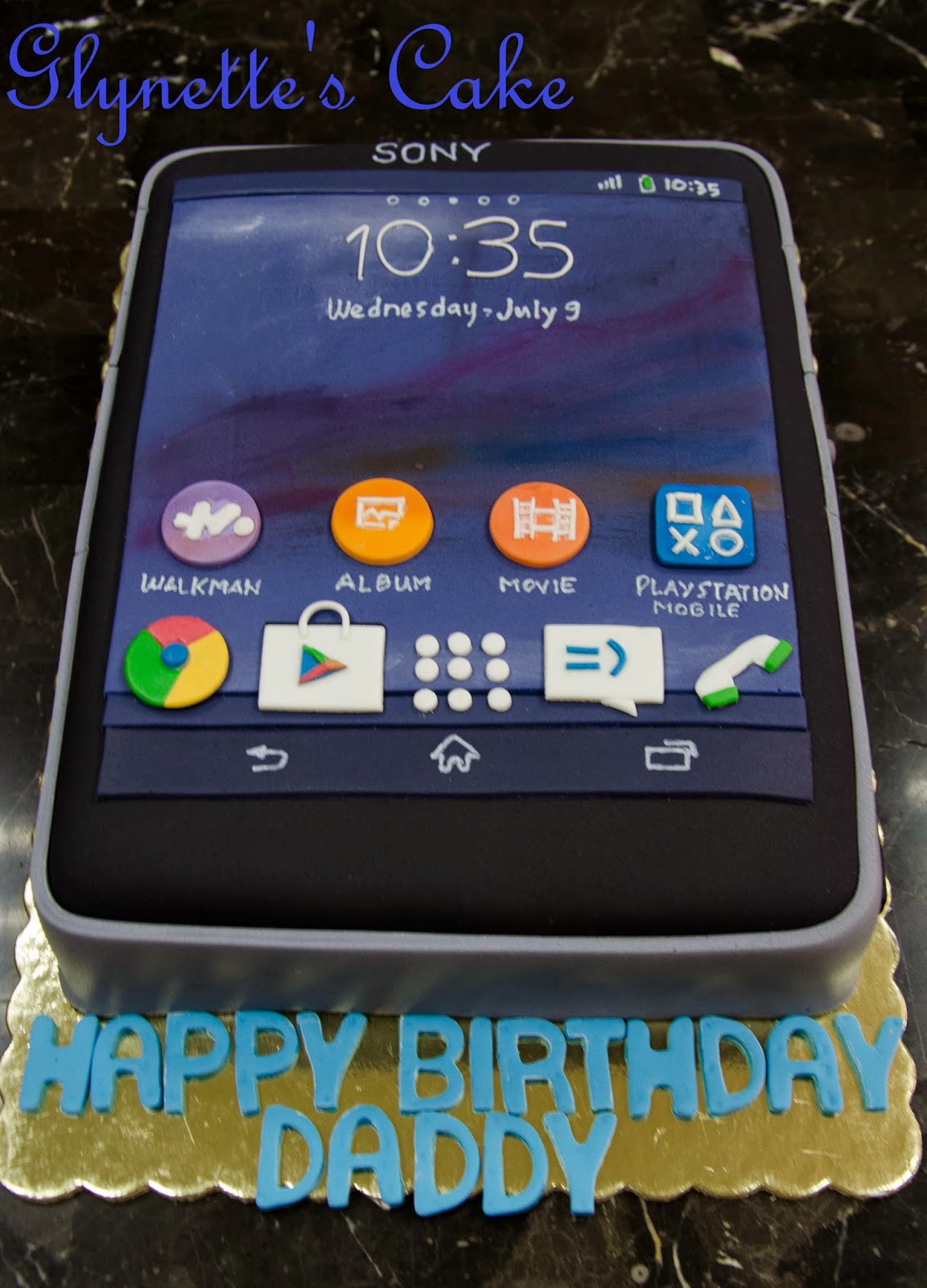 Glynette's Cake: MOBILE PHONE CAKES