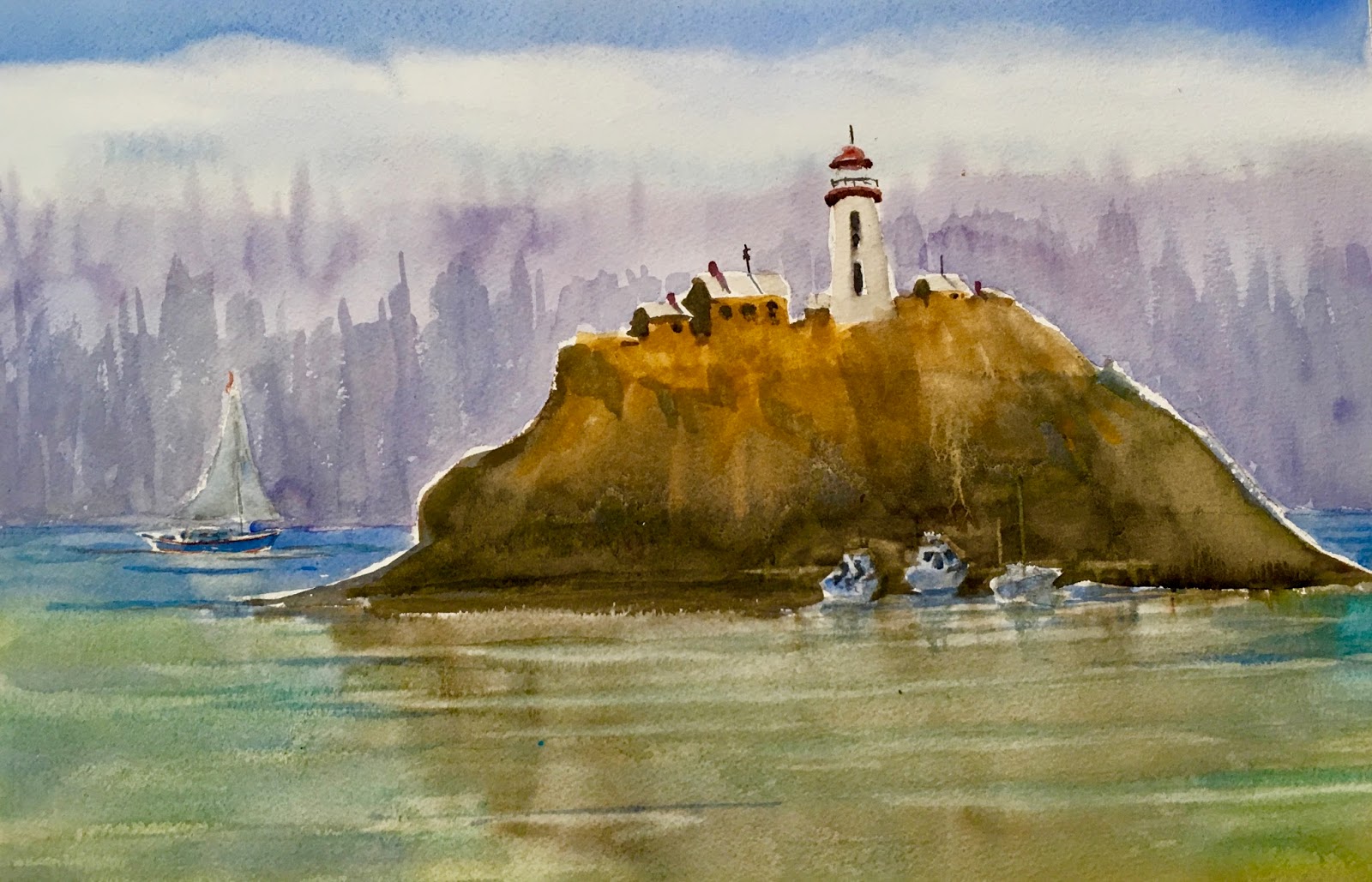 A Brush with Color: Backlit Watercolor
