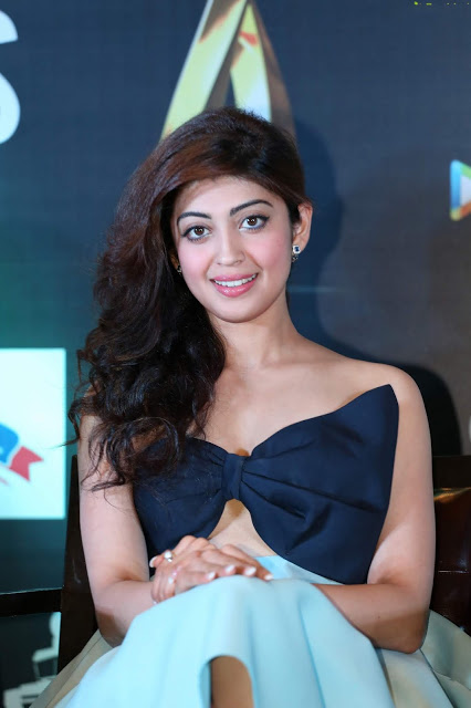 Pranitha Subhash Hot Photos in Black and Blue Short Dress - Media Updaters