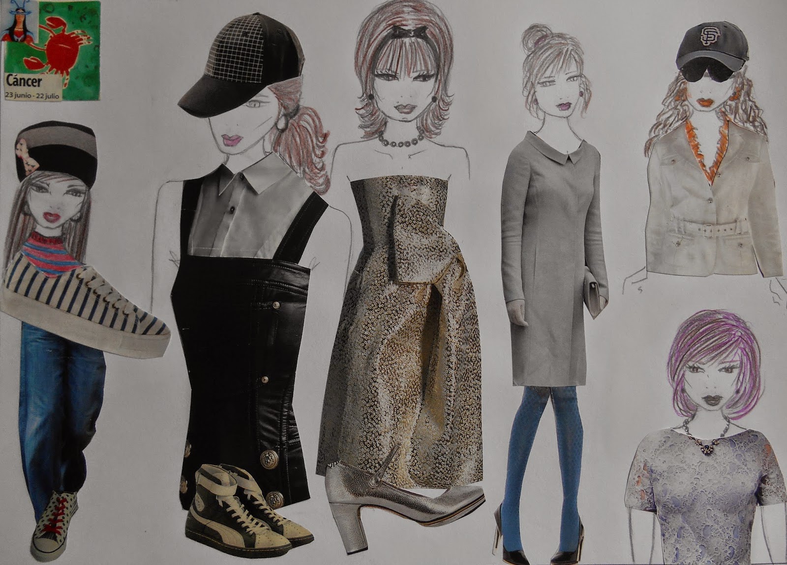 Missneuras: Calendario 2015 ( Collages de moda )