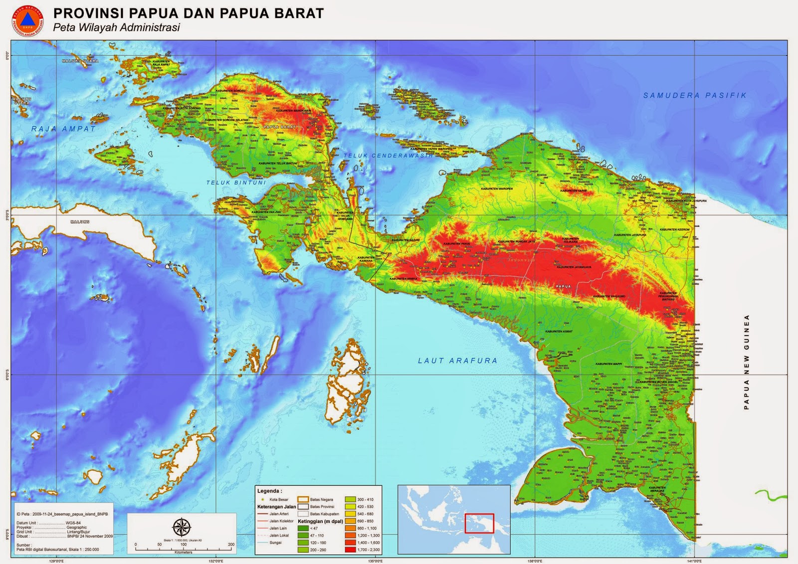 Letak Astronomis, Geografis, Geologis, Indonesia: Februari 2014