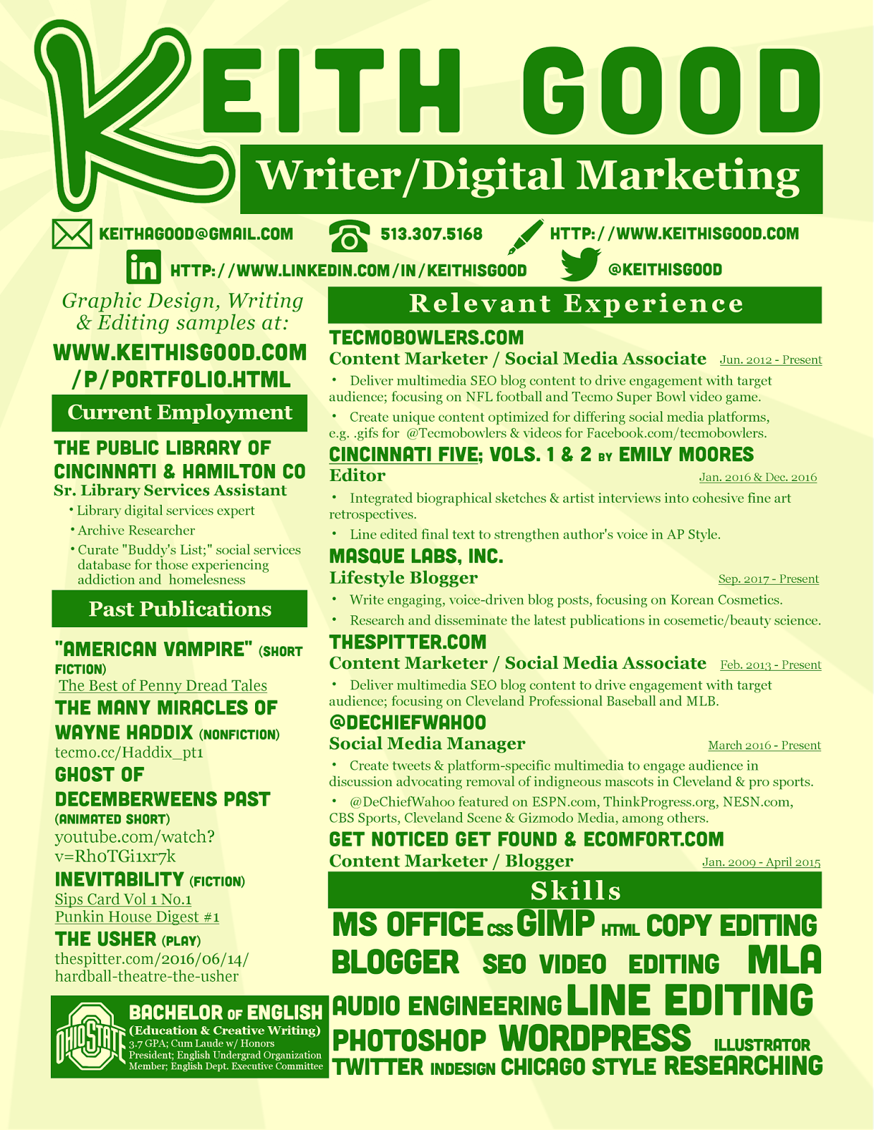 Keith is Good!: Portfolio