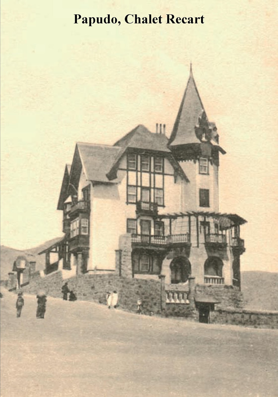 Imágenes de Chile del 1900: Papudo y Zapallar