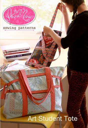 Purse Palooza :: Pattern Review: Anna Maria Horner Art Student Tote ...