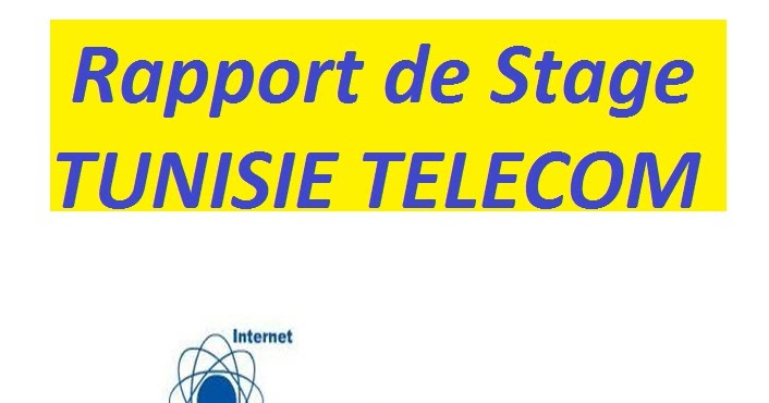 w Exemple de Rapport de Stage – TUNISIE TELECOM