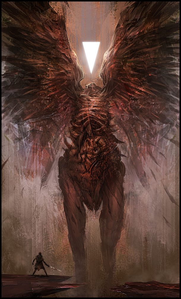 HellBlade Winged Giant by Mark Molnar : r/ImaginaryBehemoths
