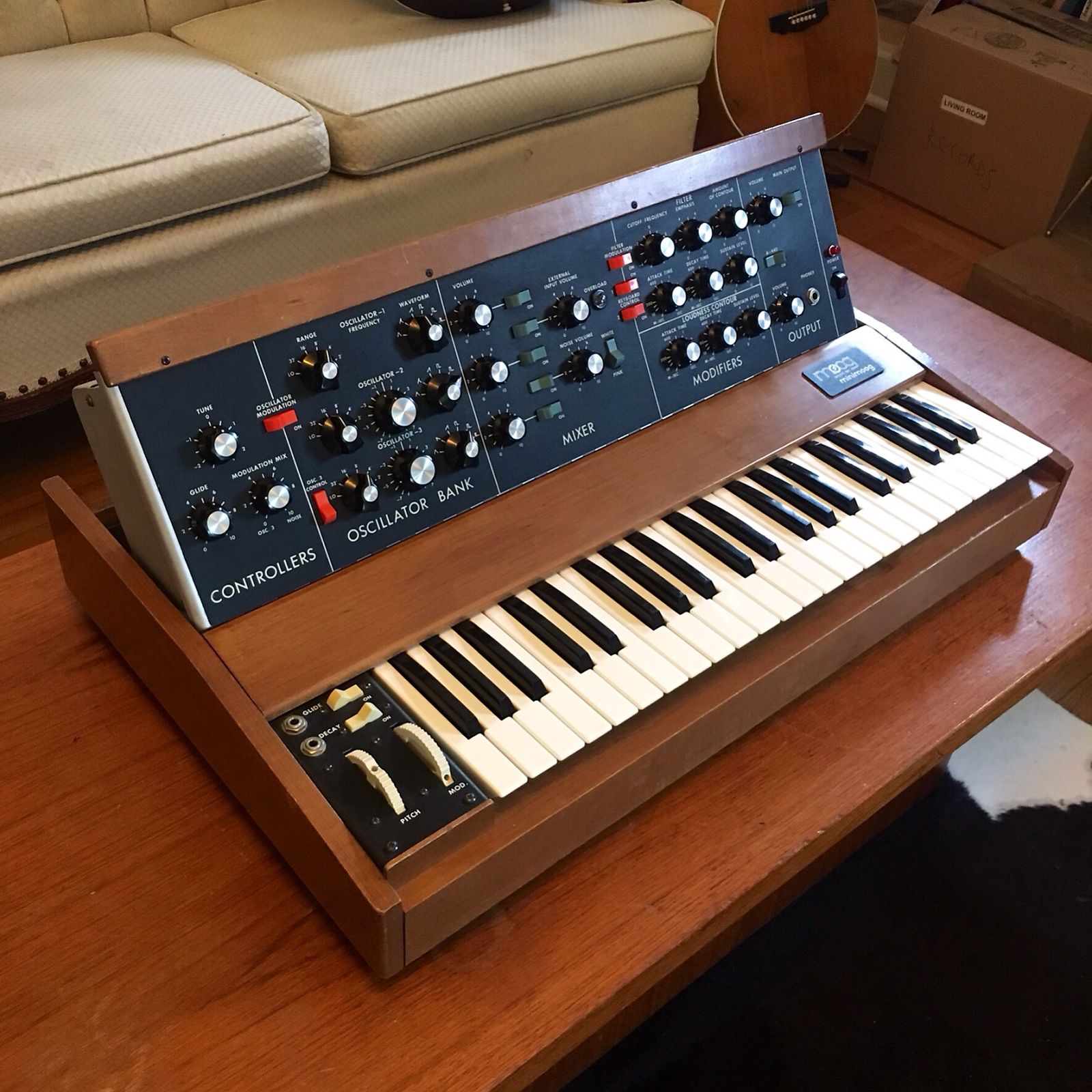 MATRIXSYNTH: Vintage Moog Minimoog Model D SN 9003 w/ MIDI
