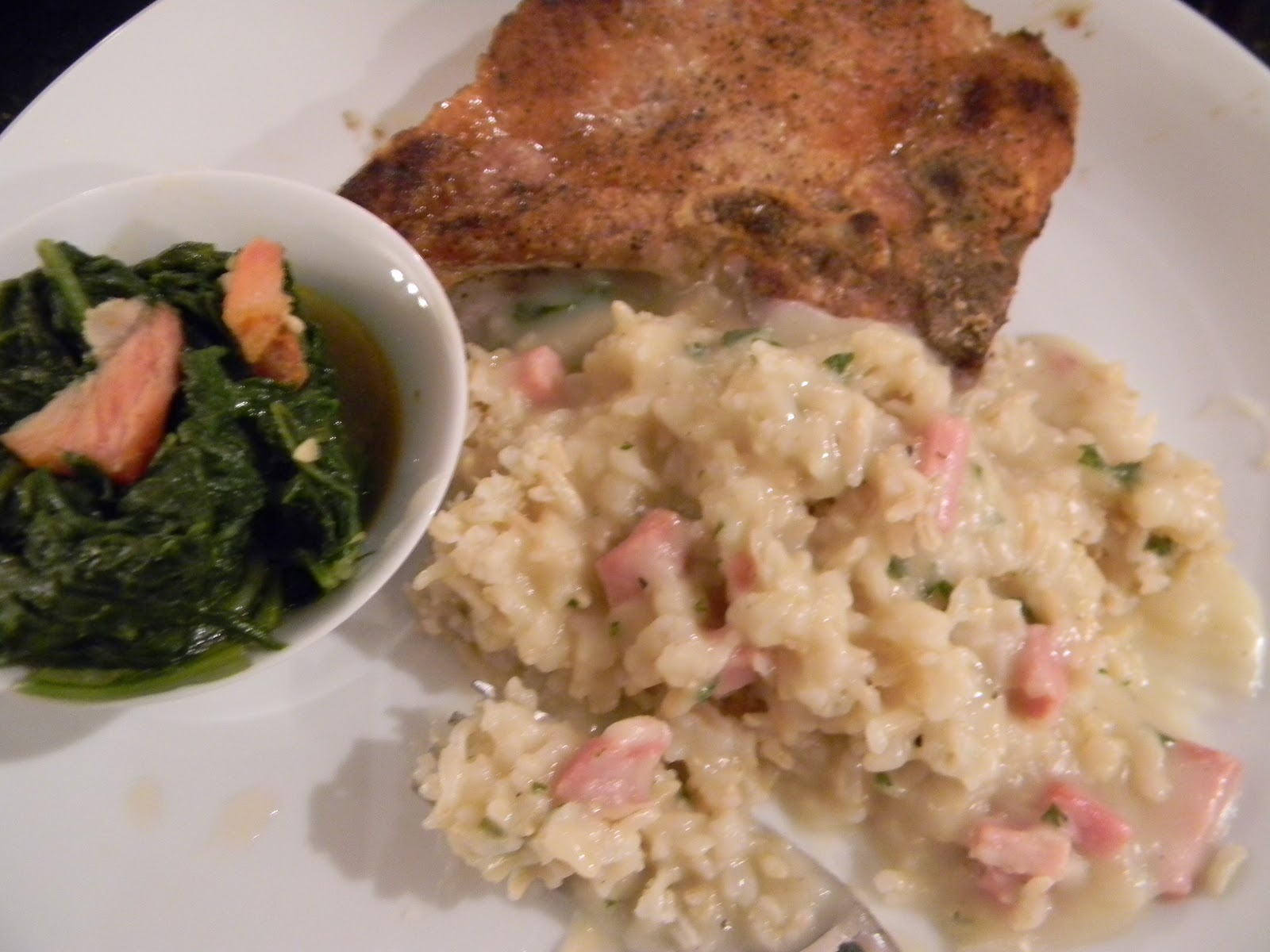 37 Cooks: Thick Cut Pork Chops with No-Cream Tasso Gravy and Tasso ...