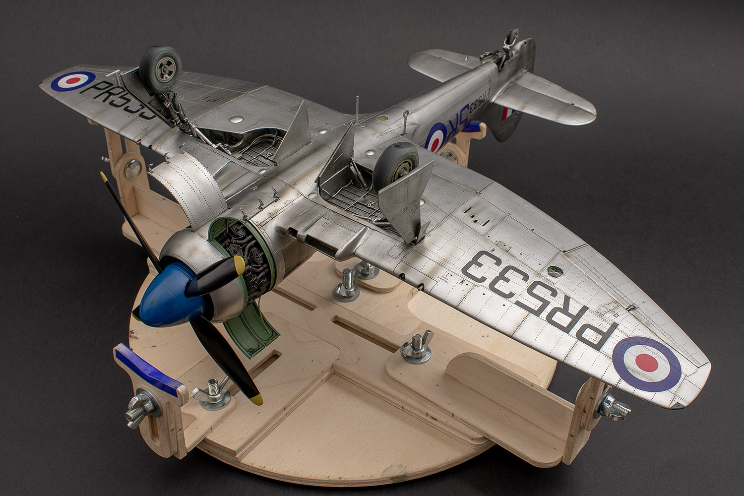 Built Tempest photos - finished in NMF with an engine replica added ...