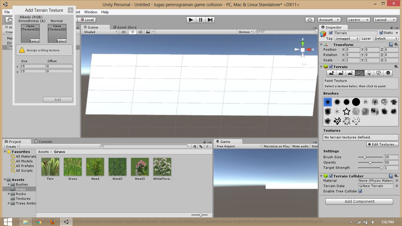zaman mahasiswa: Tutorial membuat objek bertabrakan (collision) pada ...