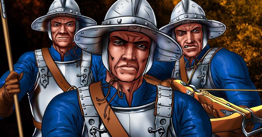 Kev's Lounge: Paper minis set: Constables on Patrol