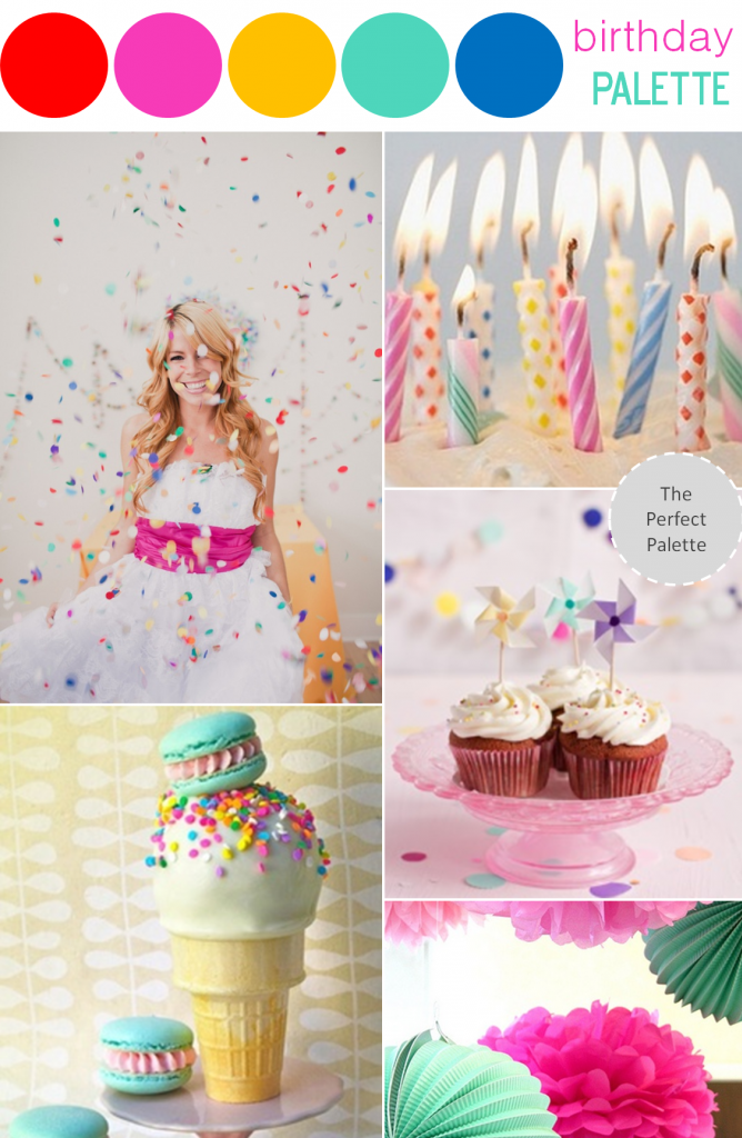 Birthday Palette | Cupcakes, Candles + Confetti | The Perfect Palette
