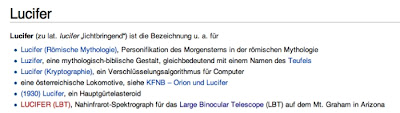 Ich danke dem Himmel: Vatikan-Teleskop heißt: "LUCIFER"