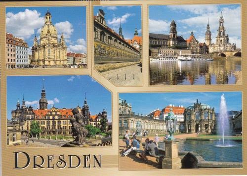Beautiful Travel Postcard: Dresden / Germany